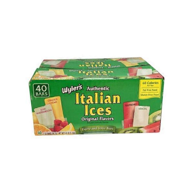 Wyler's Italian Ice Freezer Bars (80 oz) - Instacart