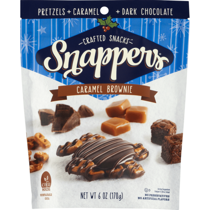 Snappers Pretzels Caramel Brownie (6 oz) - Instacart