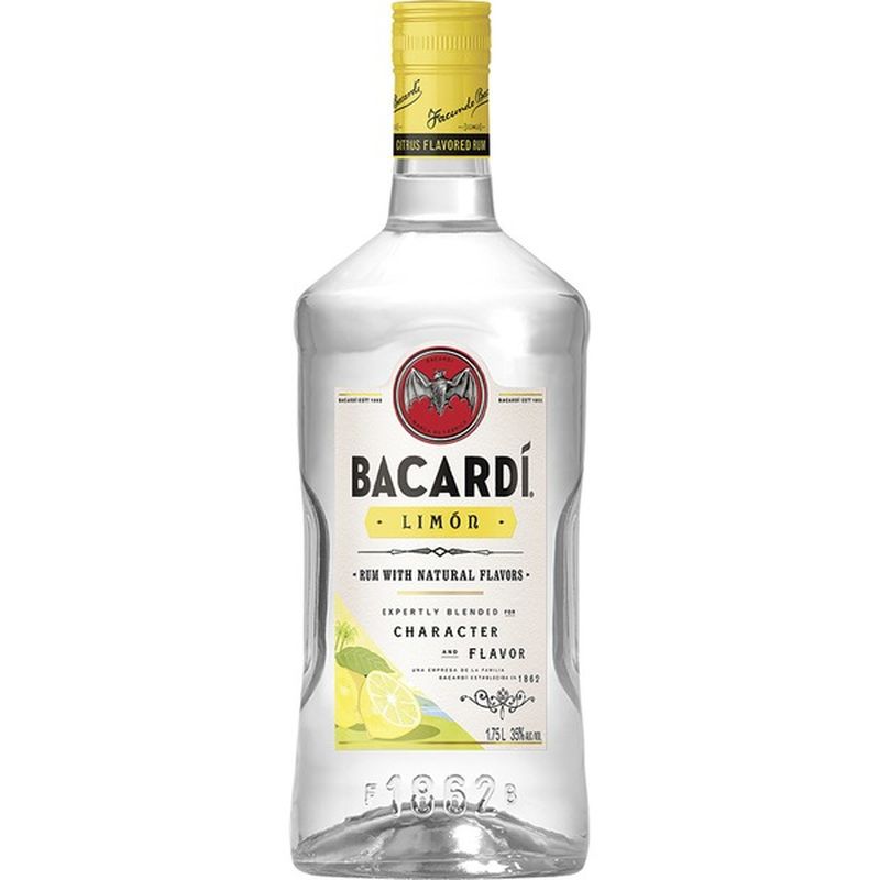 Bacardi Citrus Limon Rum (1.75 L) - Instacart
