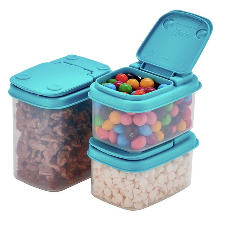 Buddeez 3-Piece Mainstays Stackable Pantry Containers Set (each ...