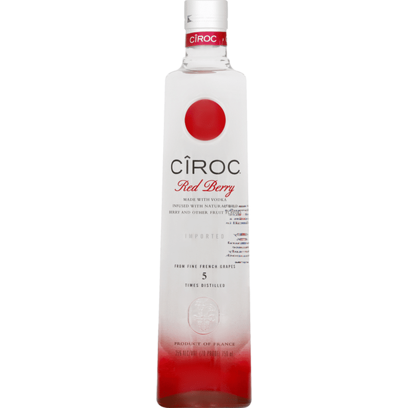 Ciroc Red Berry (Made with Vodka Infused with Natural Flavors) (750 ml ...