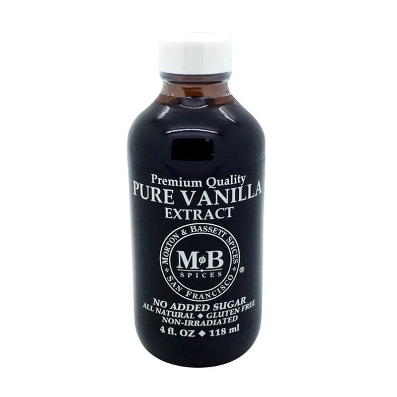Morton & Bassett Spices Pure Vanilla Extract (4 fl oz) - Instacart