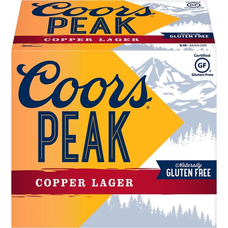 Coors Peak Copper Lager Beer (12 fl oz) - Instacart