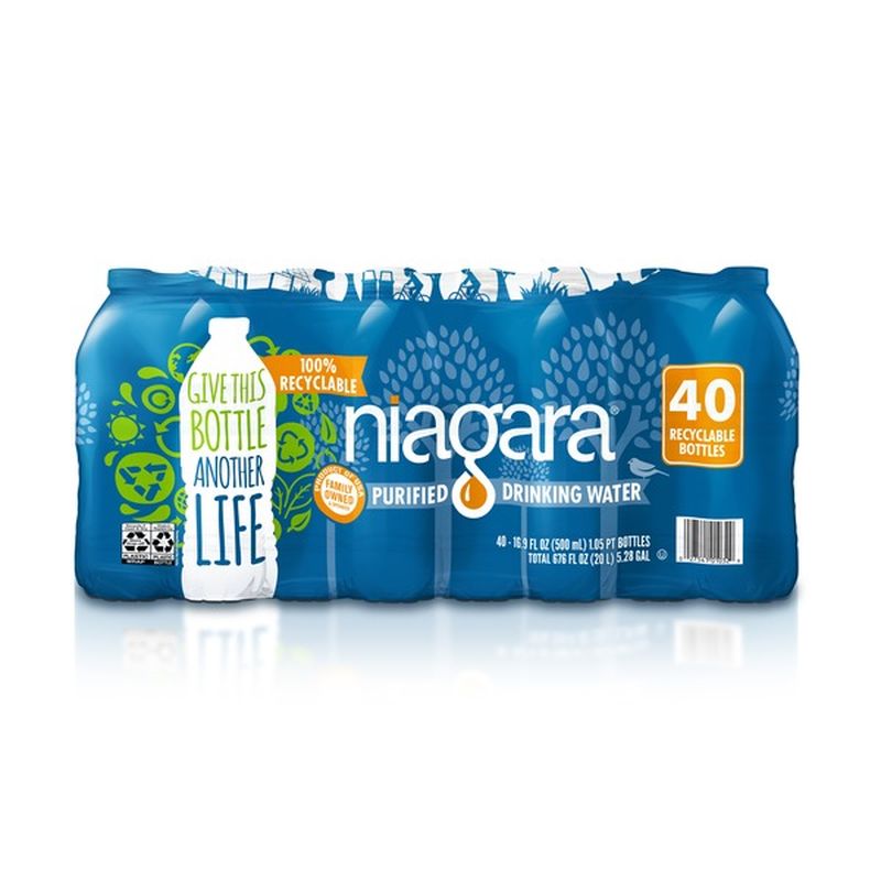 Niagara Purified Drinking Water (0.5 L) - Instacart