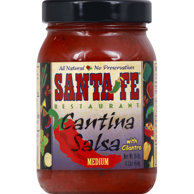 Santa Fe Cantina Salsa with Cilantro, Medium (16 oz) - Instacart