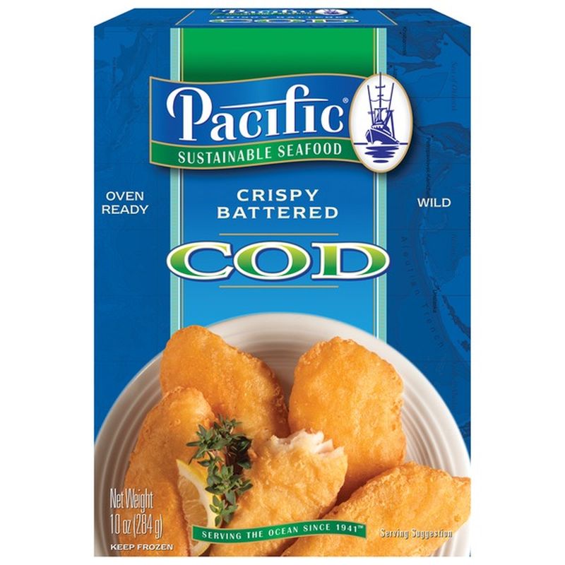 Pacific Seafood Crispy Battered Cod (10 oz) Delivery or Pickup Near Me ...
