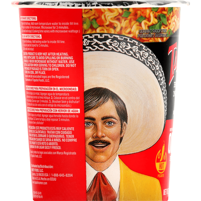 Tapatio Ramen Noodle Soup, Original Flavor (2.29 oz) - Instacart