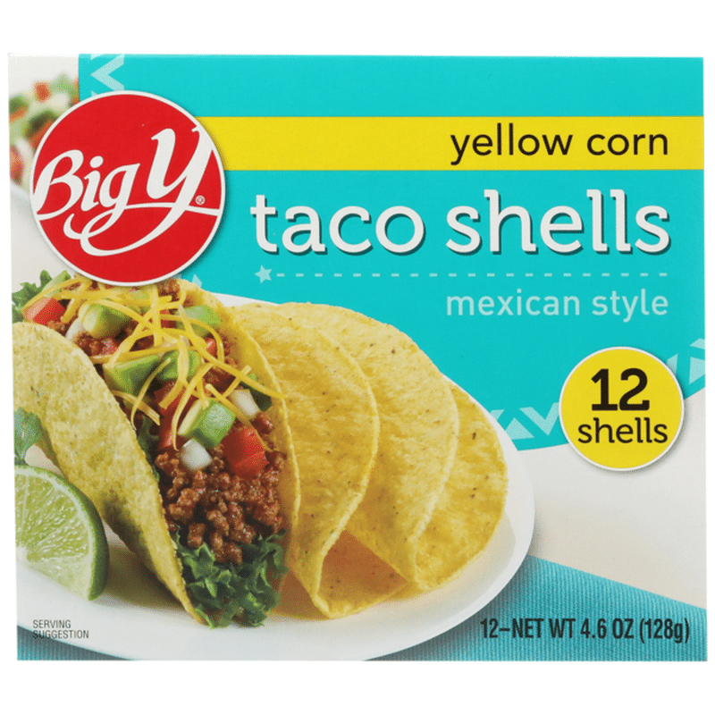 Big Y Mexican Style Yellow Corn Taco Shells (4.6 oz) - Instacart