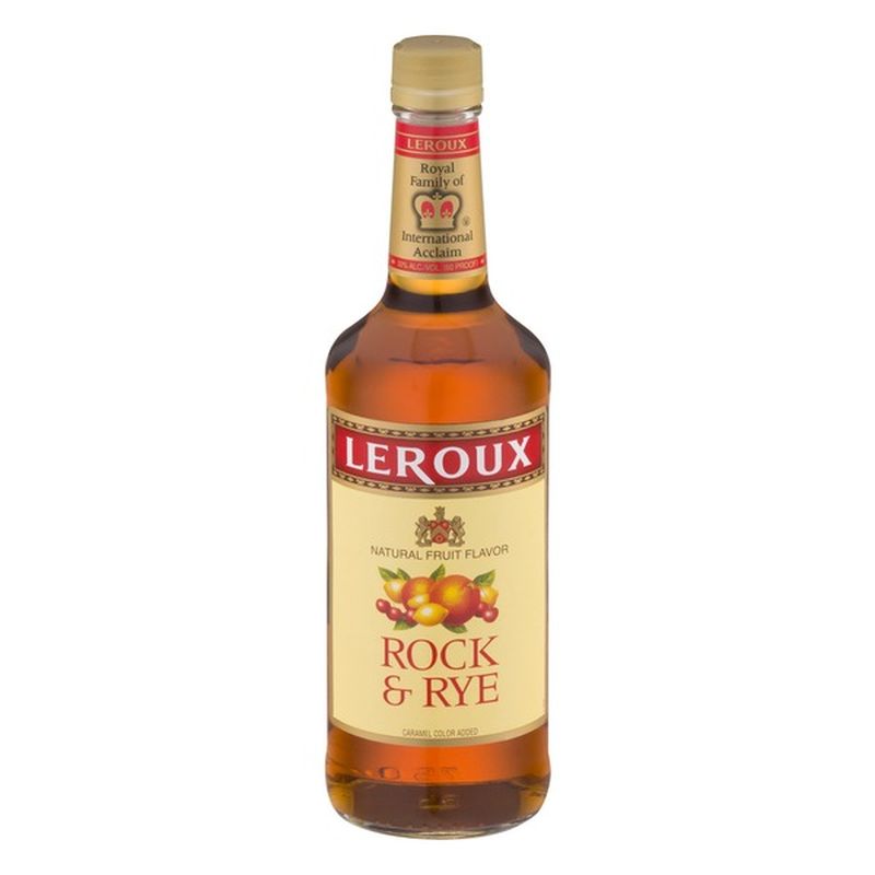 Leroux Rock & Rye Liqueur (750 ml) - Instacart