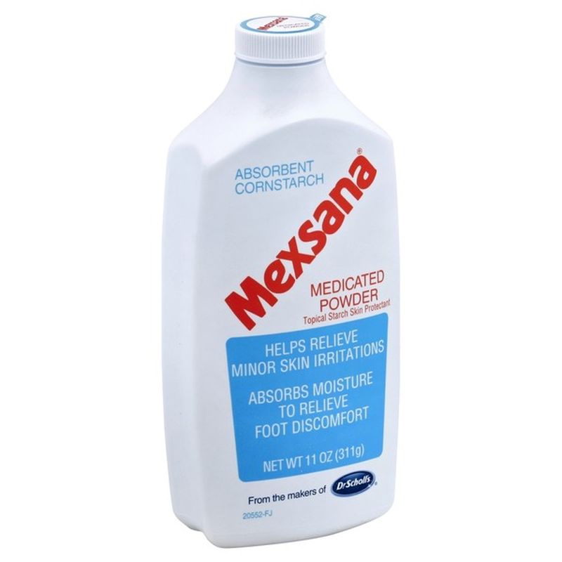 Mexsana Absorbent Cornstarch Medicated Powder (11 oz) - Instacart