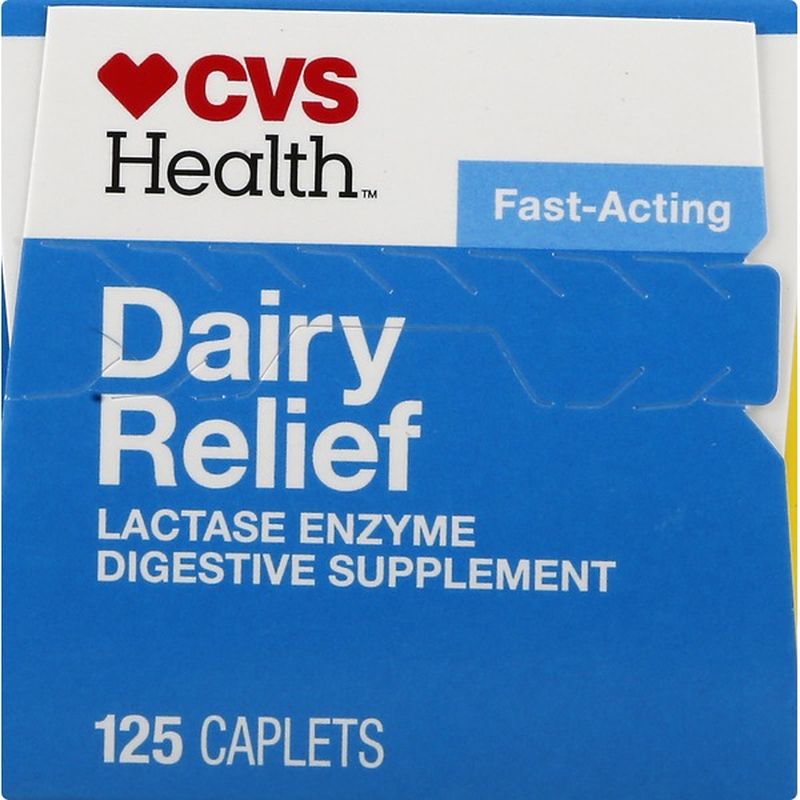 CVS Health Dairy Relief, Caplets (125 each) - Instacart