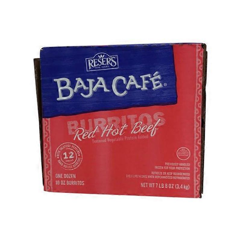 Reser's Baja Cafe Red Hot Burrito (10 oz) - Instacart