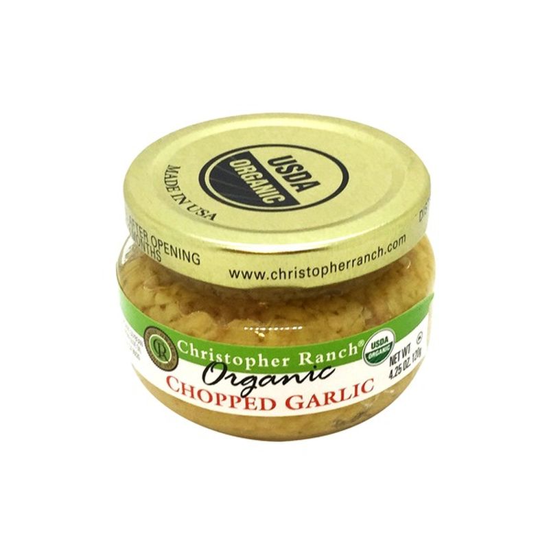 Christopher Ranch Chopped Garlic, Organic (4.25 oz) - Instacart