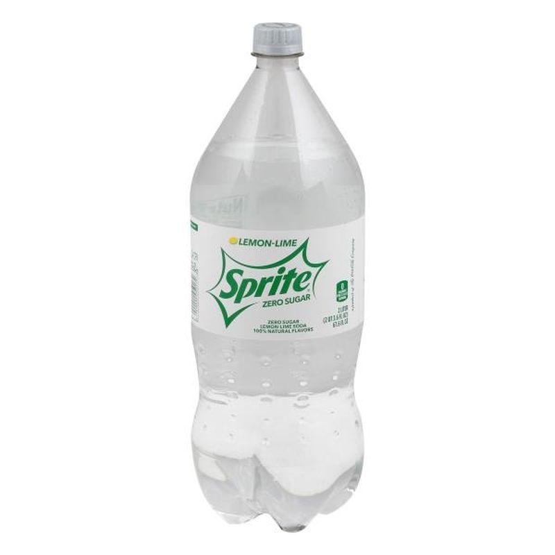 Sprite Zero Lemon Lime Diet Soda Pop Soft Drink 2 L From Publix