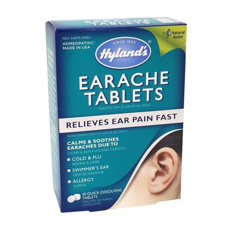 Hyland's Earache, Tablets (40 each) - Instacart