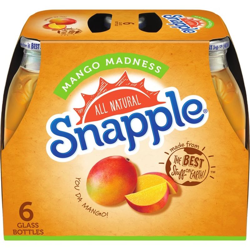 Snapple Mango Madness Juice Drink (16 fl oz) - Instacart