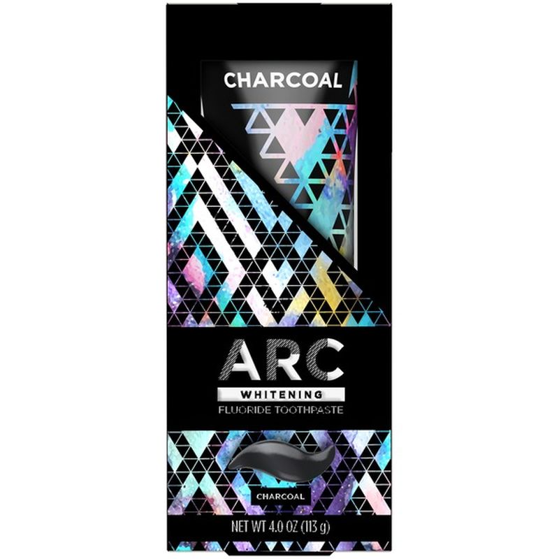 ARC Charcoal Mint ~ Whitening Fluoride ~ Toothpaste With Charcoal (4 oz ...