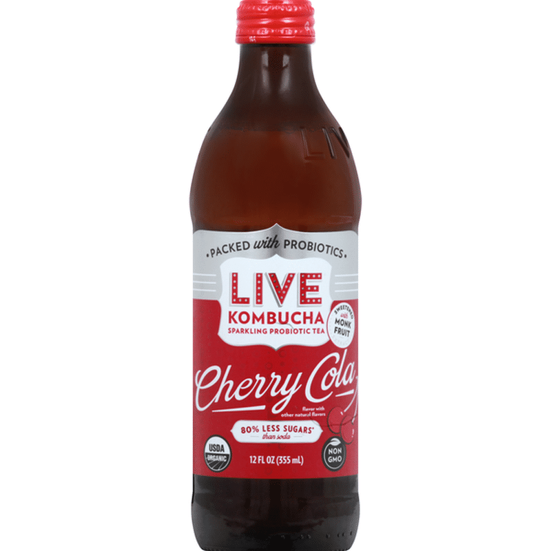Live Kombucha, Cherry Cola (12 oz) - Instacart