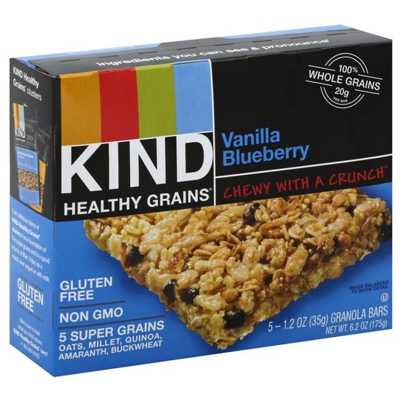KIND Granola Bars, Vanilla Blueberry (5 ct) from Rainbow Grocery ...