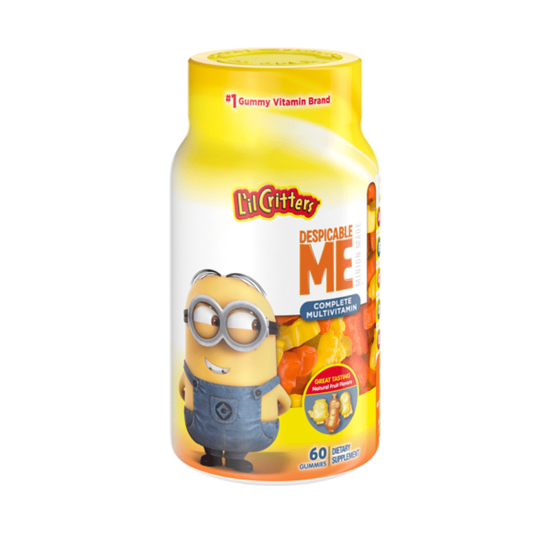 L'Il Critters Despicable Me Minion Made Complete Multivitamin Gummies ...