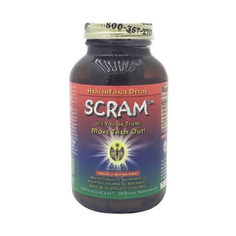 Healthforce Superfoods Scram Herbal Support For Healthy Microbial ...