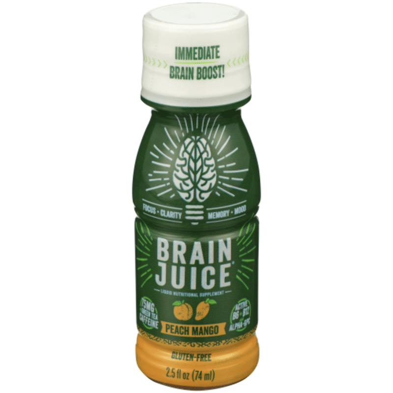 BrainJuice Nutritional Supplement, Liquid, Original (2.5 oz) Delivery ...