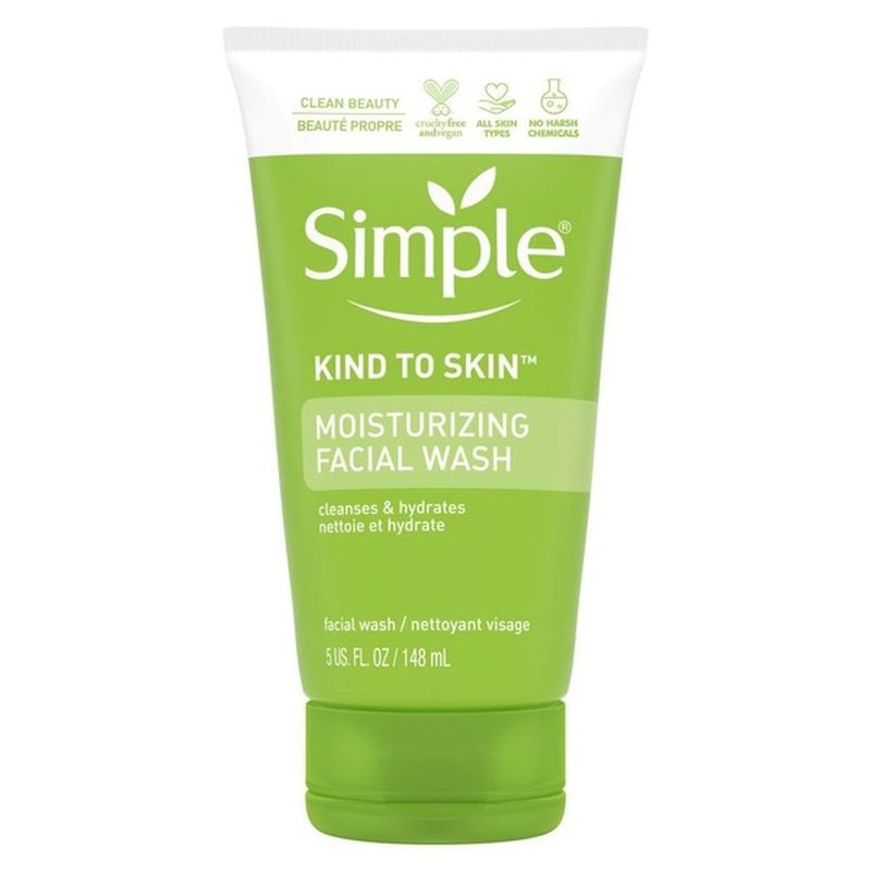 Simple Face Wash Moisturizing (5 fl oz) - Instacart