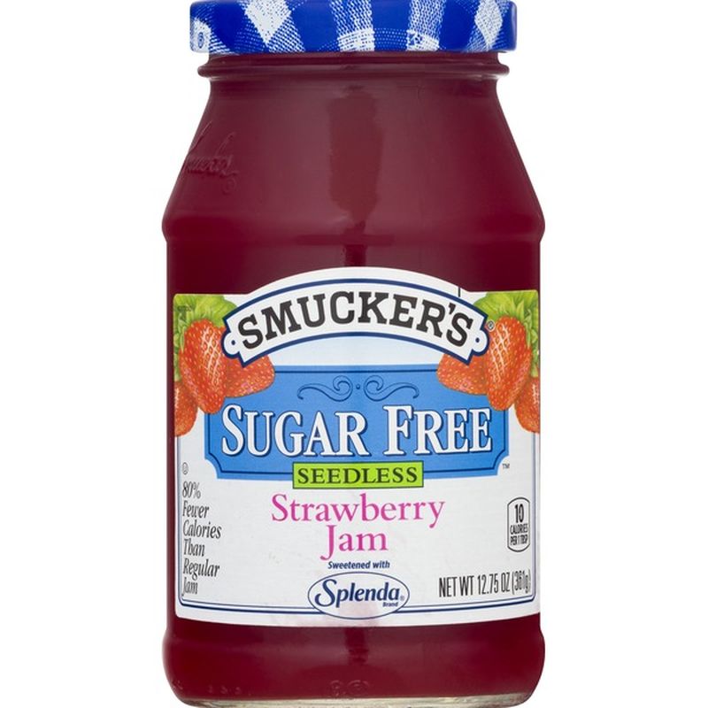 Smucker's Jam, Sugar Free, Strawberry, Seedless (12.75 oz) from ...