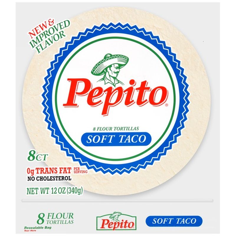 Pepito Soft Taco Flour Tortillas (12 oz) - Instacart