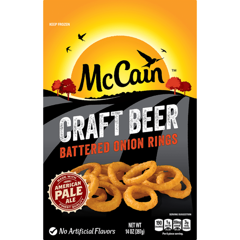 McCain Craft Beer Battered Onion Rings (14 oz) - Instacart