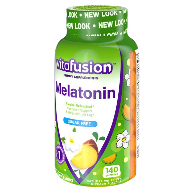 VitaFusion Melatonin Gummy Vitamins, 140 Ct Gummies (140 1n) Delivery ...