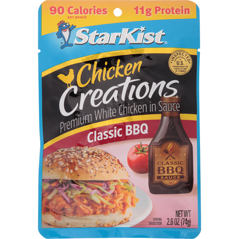StarKist Premium White Chicken in Sauce, Classic BBQ (2.6 oz) - Instacart