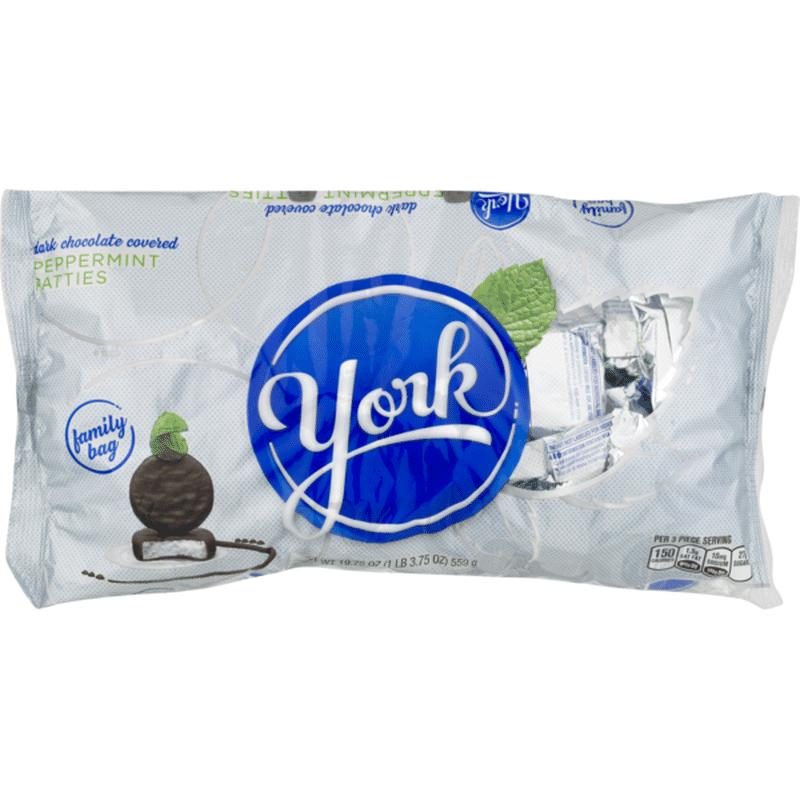 York Peppermint Patties Miniatures, (19.75 oz) - Instacart