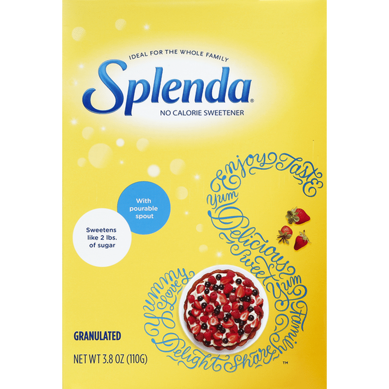 Splenda Sweetener, Granulated (3.8 oz) - Instacart