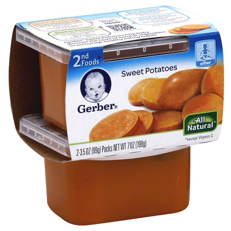 Gerber Nature Select 2nd Foods Sweet Potatoes - 2CT (4 oz) from ACME ...