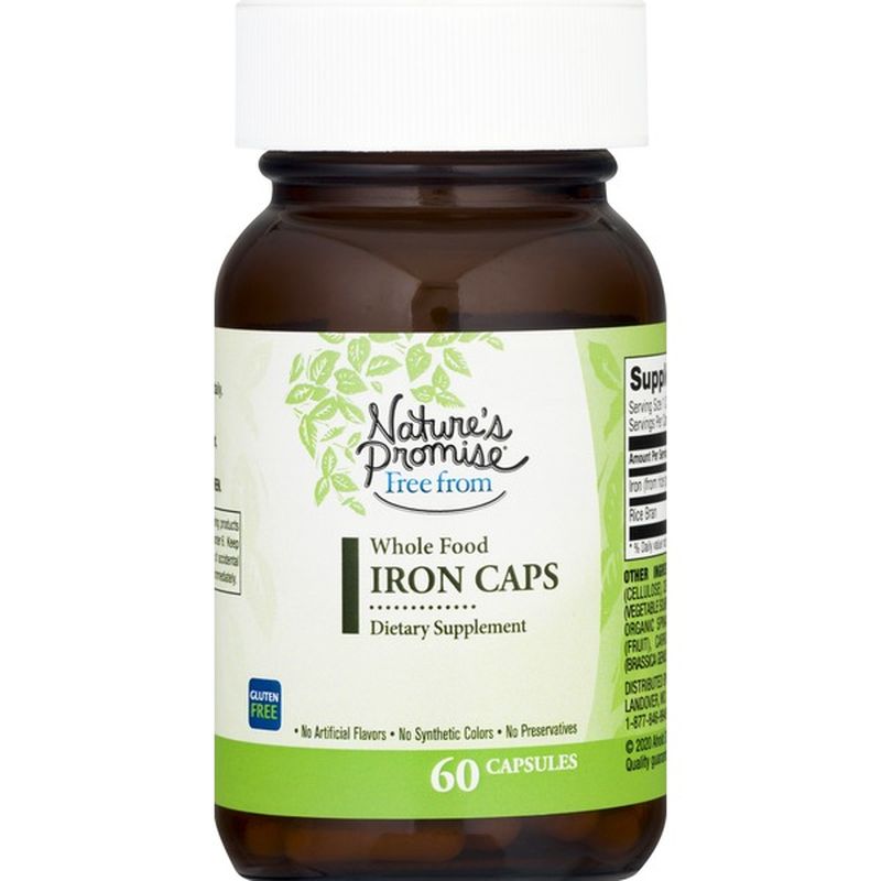 Nature's Promise Iron Complex, Whole Food, Capsules (60 each) - Instacart