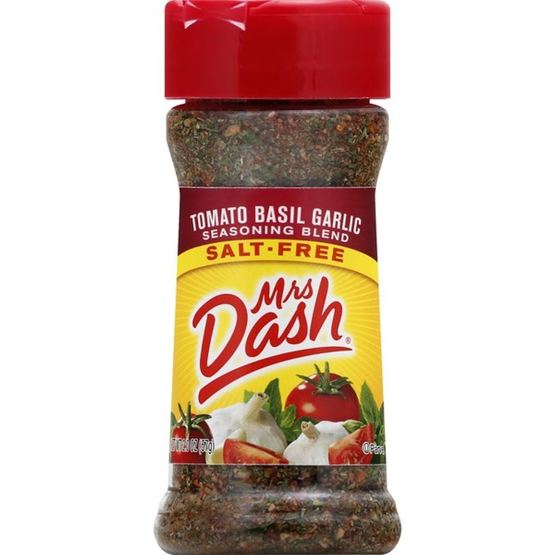 Mrs. Dash Tomato Basil Garlic Salt-Free Seasoning Blend (2 oz) - Instacart