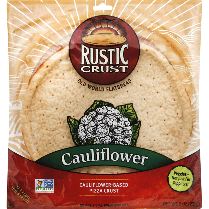 Rustic Crust Pizza Crust, Cauliflower (9 oz) - Instacart