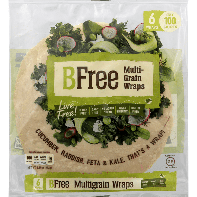 BFree Wraps, Multigrain (6 each) - Instacart
