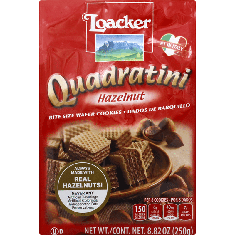 Loacker Wafer Cookies, Hazelnut, Bite Size (8.83 oz) from HMart - Instacart