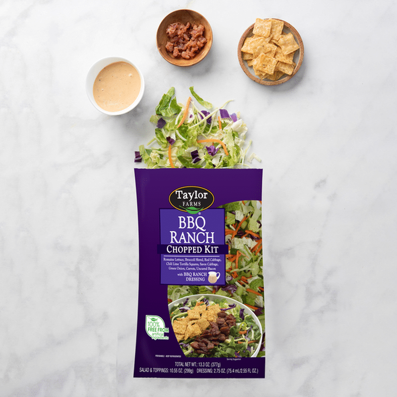 Taylor Farms BBQ Ranch Chopped Salad Kit (13.3 oz) - Instacart