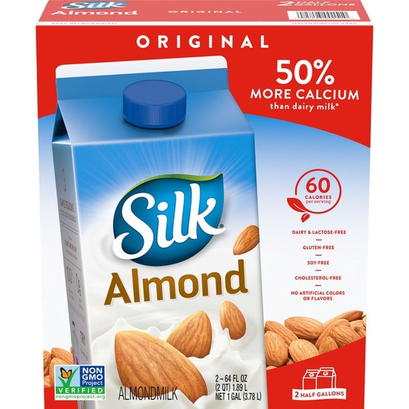Silk Original Almondmilk (64 fl oz) - Instacart
