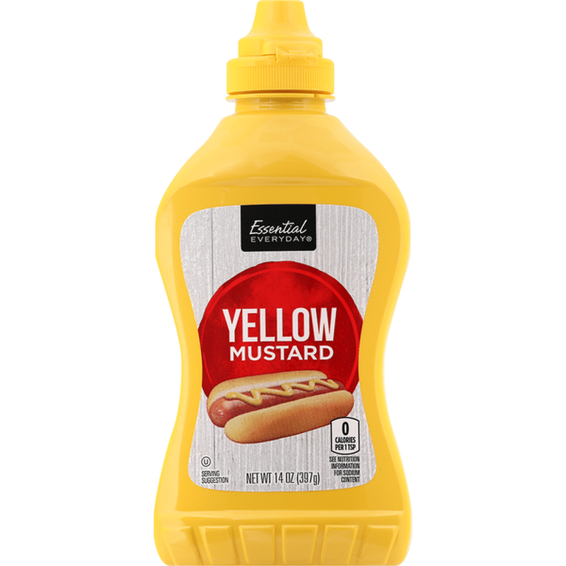 Essential Everyday Mustard, Yellow (14 oz) - Instacart