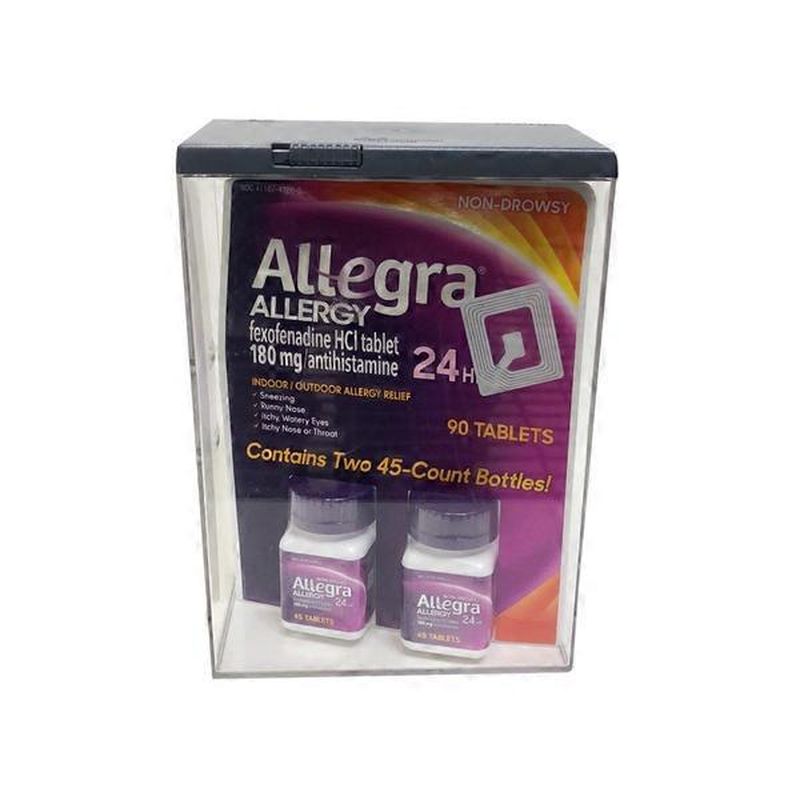 Allegra Allergy Tablet Bottle (45 ct) - Instacart