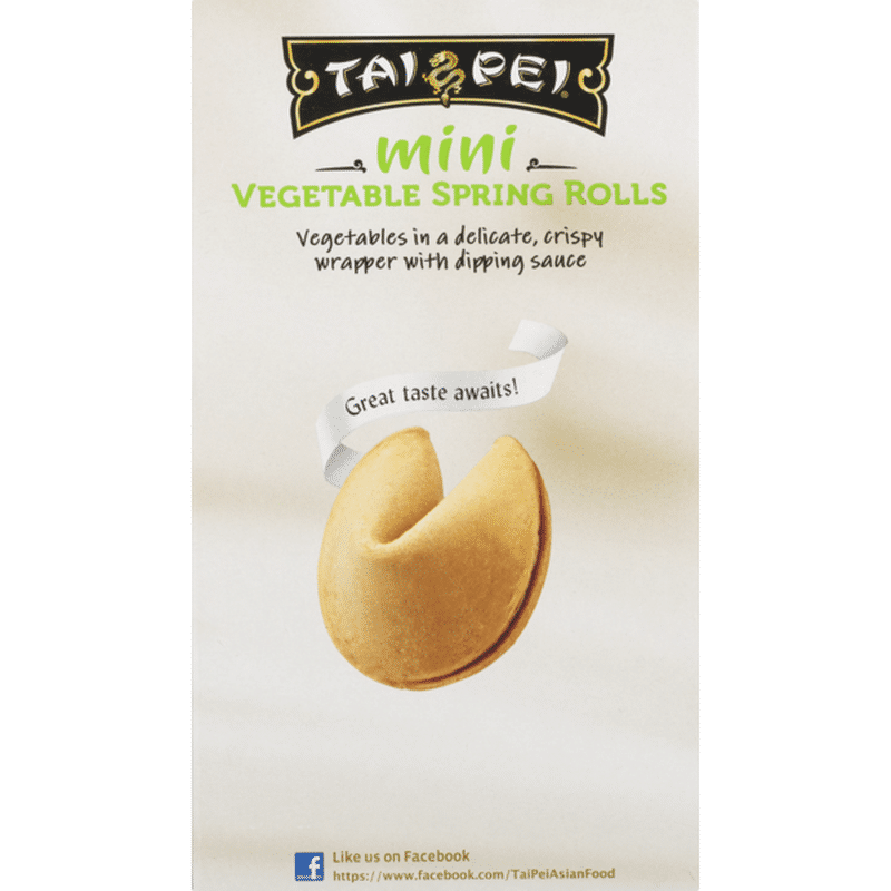 Tai Pei Spring Rolls Vegetables Mini, Box (22.5 oz) - Instacart