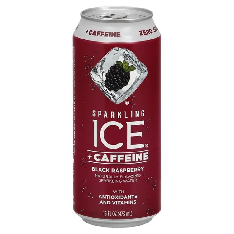 Sparkling ICE Black Raspberry Plus Caffeine Sparkling Water