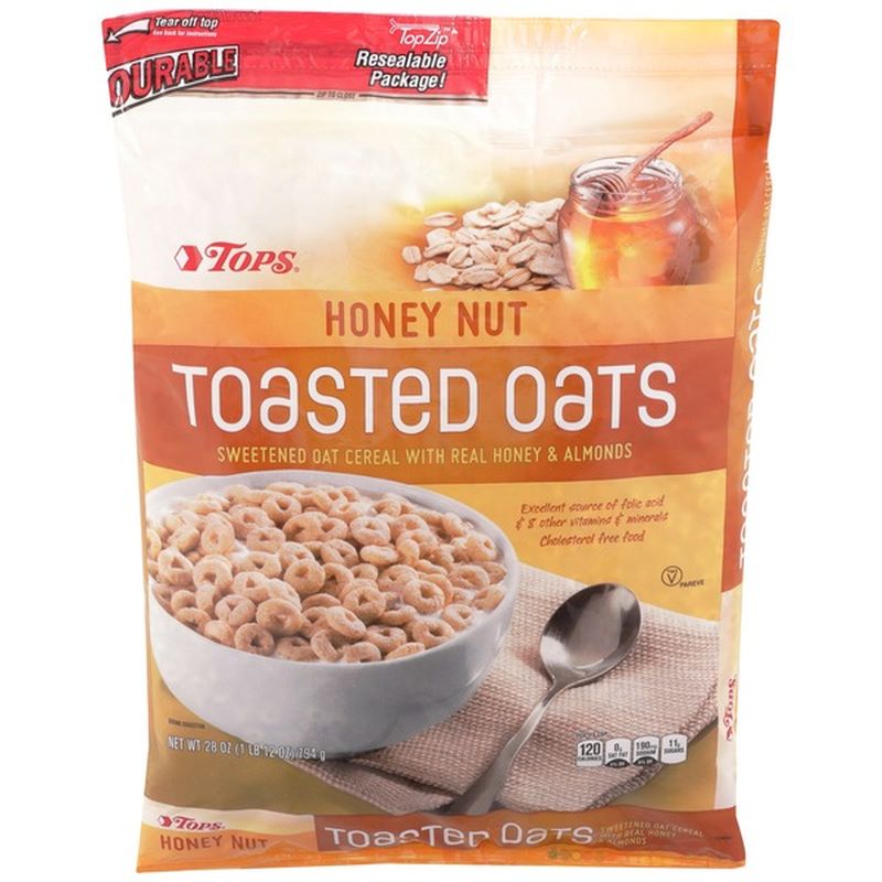 Tops Toasted Oats Cereal (28 oz) - Instacart