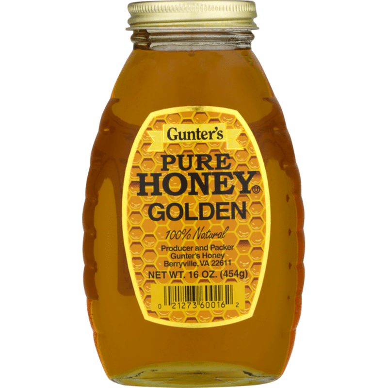 Gunter's Pure Honey Golden (16 oz) - Instacart