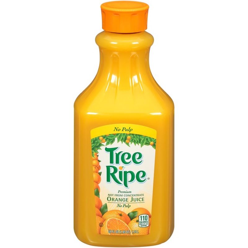 Tree Ripe No Pulp Premium Orange Juice (59 fl oz) - Instacart