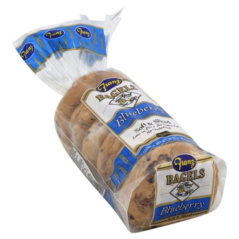 New York Bagel Bagels, Soft & Sliced, Blueberry (6 oz) - Instacart